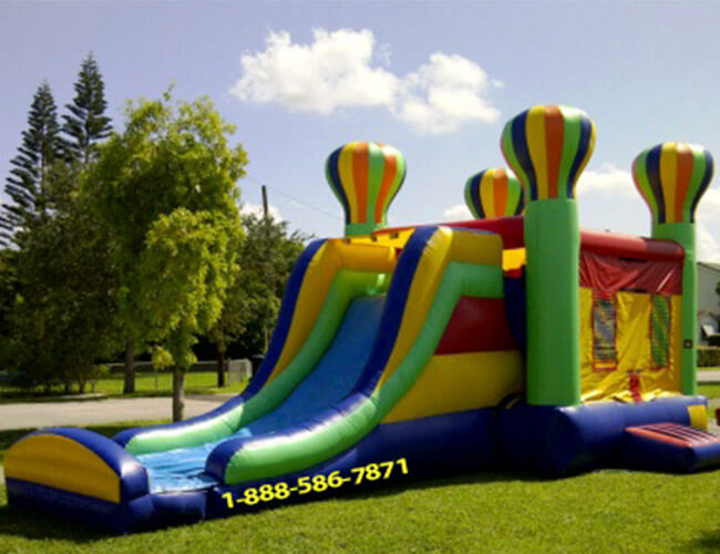 3 in 1 Balloons Castle - Miami Party Rentals